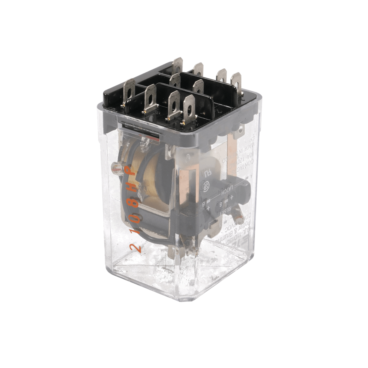 CCI - KUL Series 10 Pin Relay | Magnetic Latching | 12V DC 10A