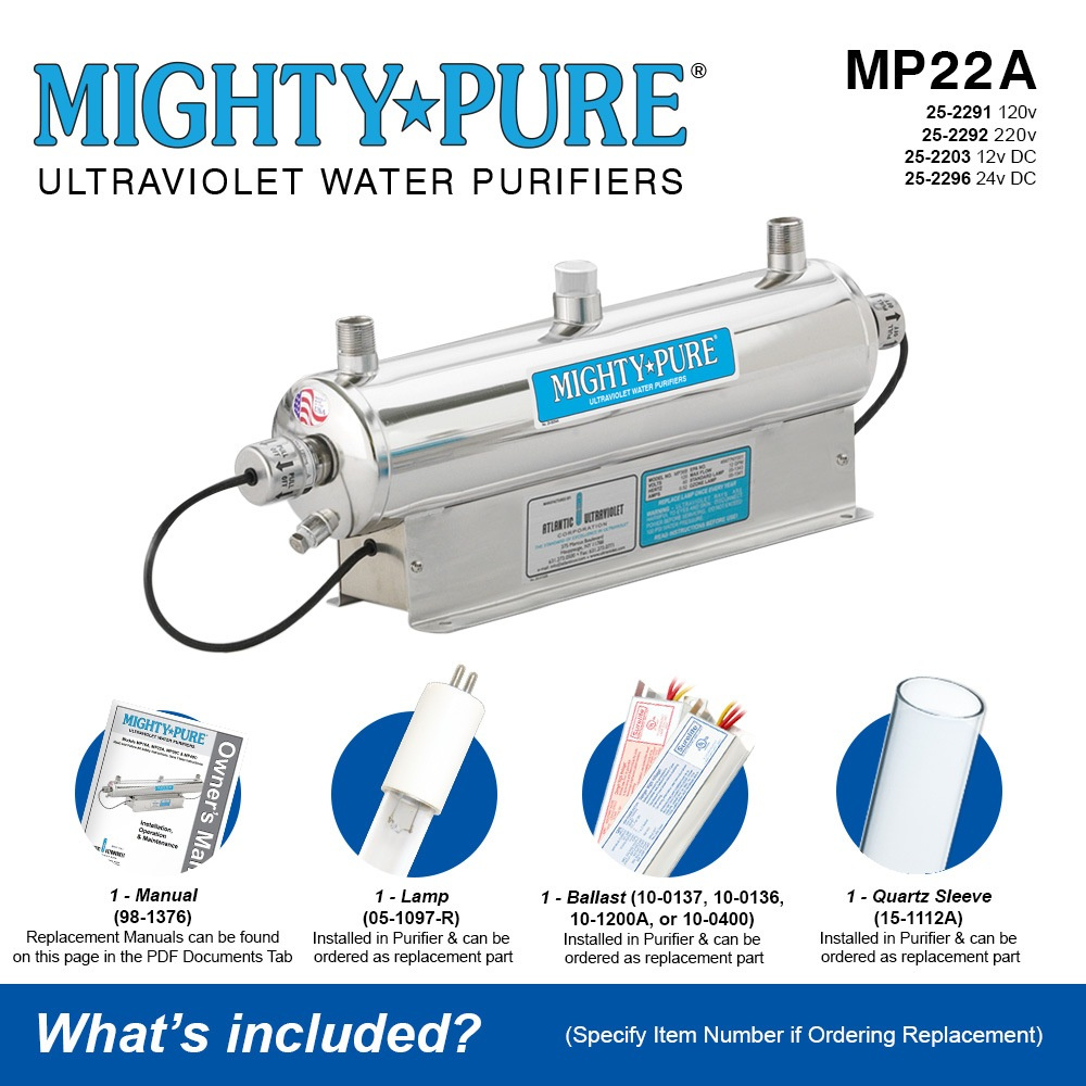Mighty Pure UV Water Purifiers 3–20 GPM NSF - BuyUltraviolet