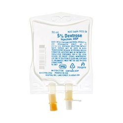 Dextrose IV Solution 5%, 50mL