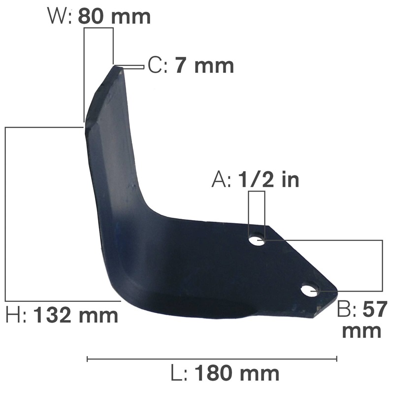 Braber Equipment - L Shaped Tillage Blade