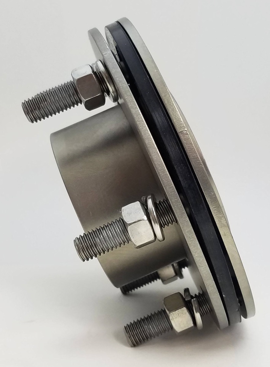 CCI - 3" Bolted Full Coupling Tank Fitting - Stainless Steel