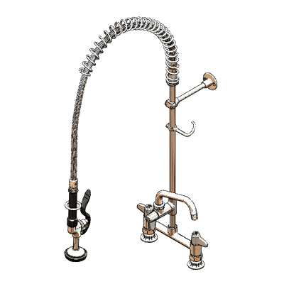 T&S Brass 5PR-8D06 Equip Pre-Rinse Unit 8" Centers | Cook's Direct