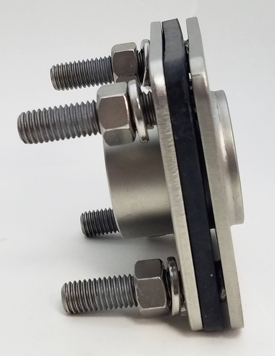 CCI - 1 1/2" Bolted Full Coupling Tank Fitting - Stainless Steel