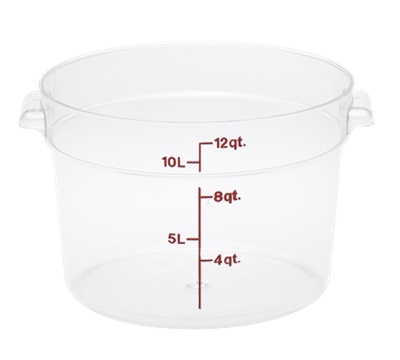 Cambro RFS12148 | Buy Cambro Poly 12 qt. Round Food Storage Containers