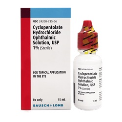 Cyclopentolate 1%, 15ml