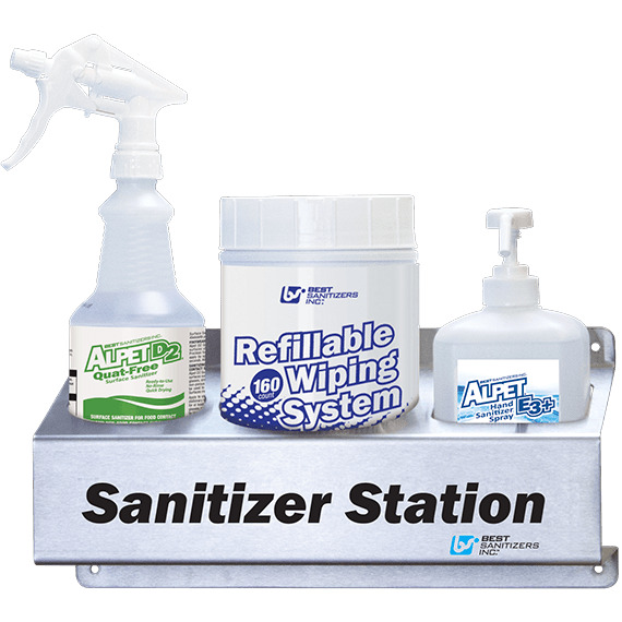 Wall-Mounted Sanitizer Stations (Best Sanitizers)