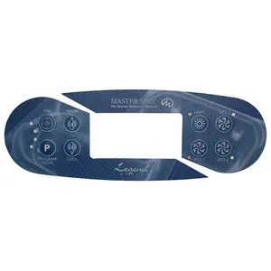 HYDROQUIP - Master Spa ML700 8-Button Topside Overlay X509009