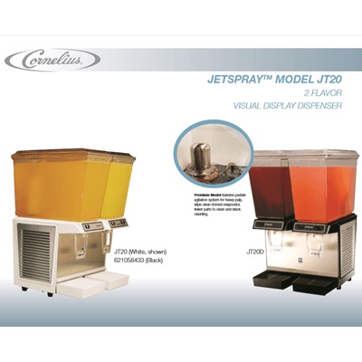 Jet Spray JT-20 Two Flavor Visual Display Dispenser