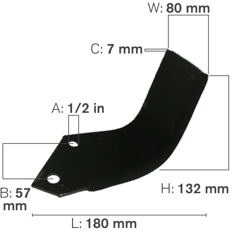 Braber Equipment - L Shaped Tillage Blade