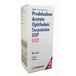 Prednisolone Acetate Drop 1% - Ophthalmic Anti-Inflammatories