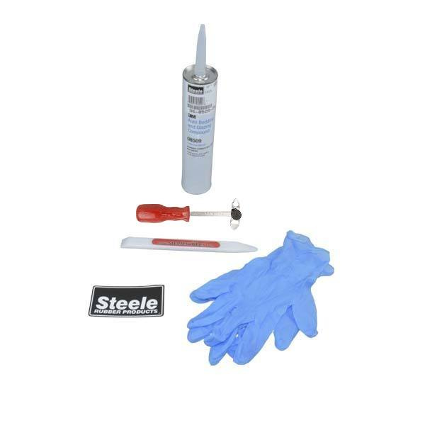 Steele Rubber Products - Locking Strip Glass Installation Kit | Steele ...