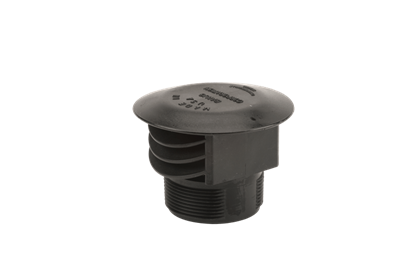 CCI - 3" MNPT Anti Vortex Vent Cap With Screen Tank Fitting - Polypropylene