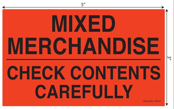 Tabbies - Mixed Labels