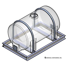 CCI - 65 Gallon Horizontal Leg Tank Base