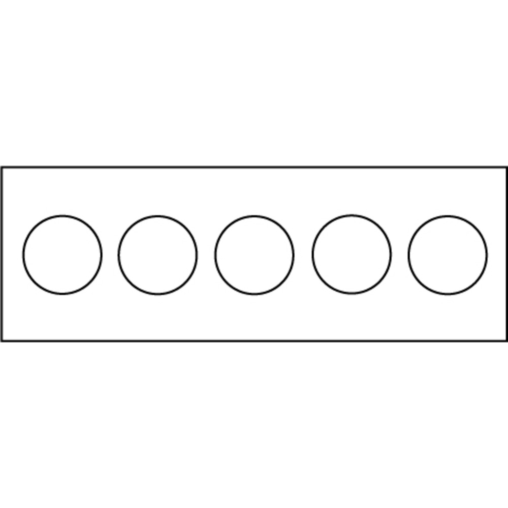 5 Circle Microscope Slide - Microscopy | Weber Scientific