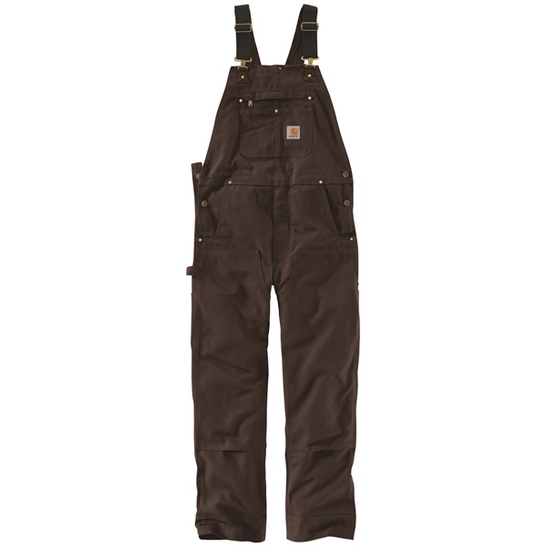 CARHARTT 102776 - Duck Bib Overalls Unlined - Dark Brown