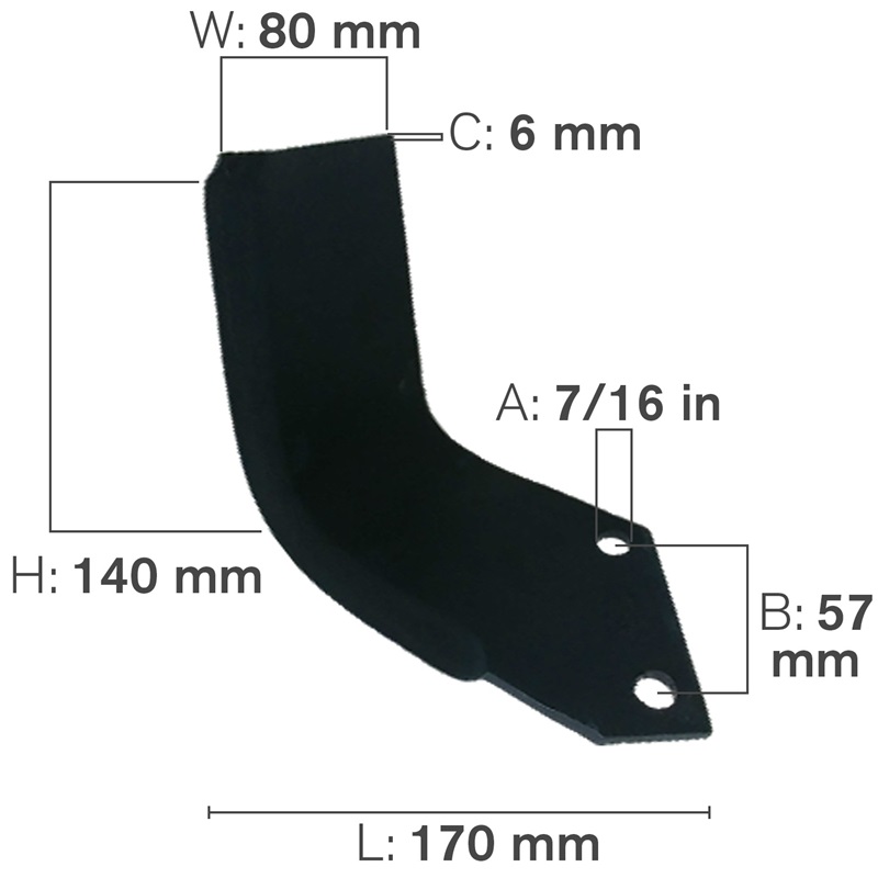 Braber Equipment - L Shaped Tillage Blade