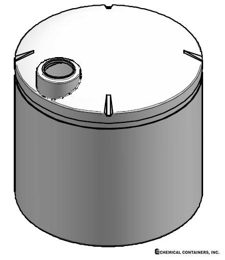 CCI - 2800 Gallon Containment Basin - 102" D x 104" H