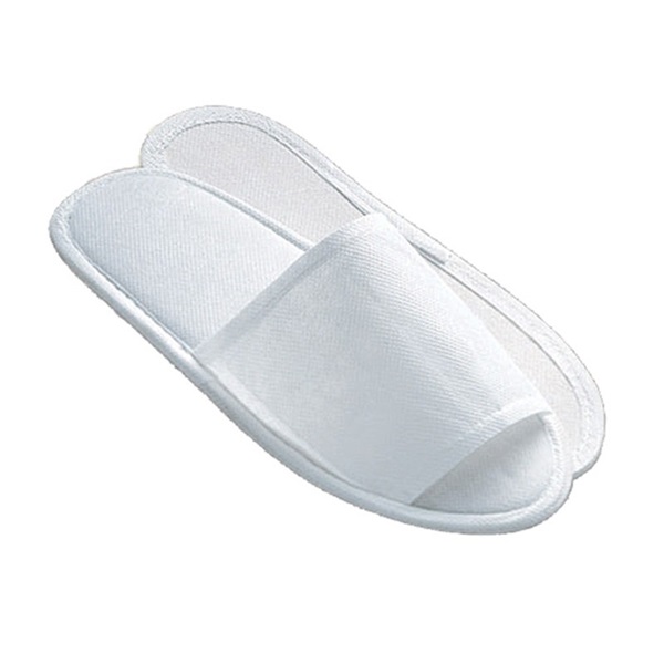 Ready Care - Disposable Paper Slippers, Open Toe White