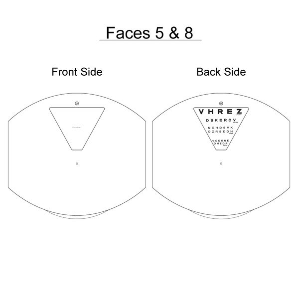 Phoropter Near Point Replacement Card