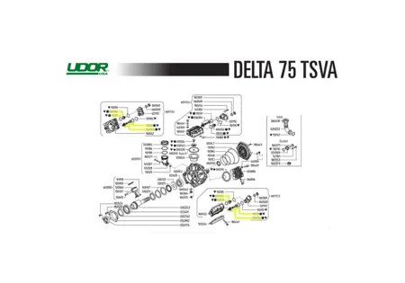 UDOR 6062.E6 Inlet / Outlet Valve Kit # 648