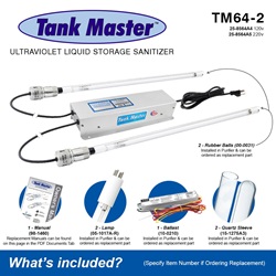 Tank Master UV Tank Storage Sanitizers Two Lamp Units - BuyUltraviolet