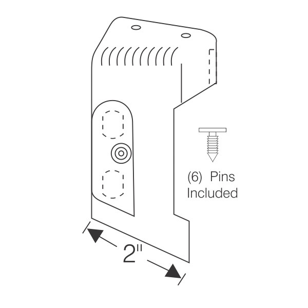 Steele Rubber Products - U Jamb lock pillar filler