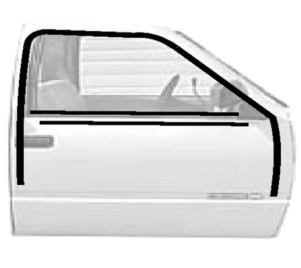 Steele Rubber Products - 1988-1995 Chevrolet GMC Truck SUV, Window Felt ...