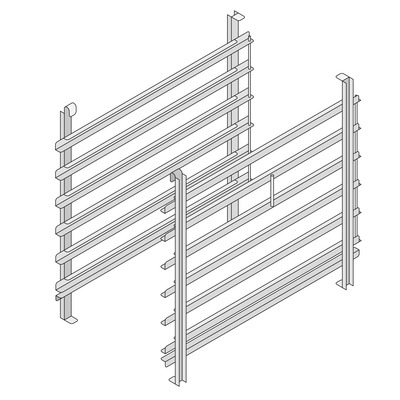 Rational 60.61.430 Hinging Rack