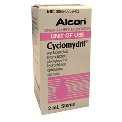 Cyclomydril Drops 0.2% - 1% - Dilating Drops - Ophthalmic Pharmaceuticals