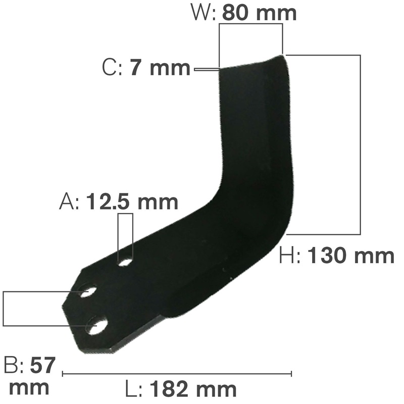 Braber Equipment - L Shaped Tillage Blade
