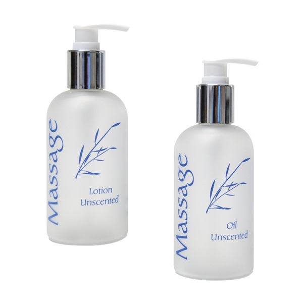 Ready Care - 8oz Decorative Massage Product Bottles