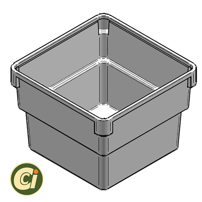 CCI - 1650 Gallon Containment Basin - 84" L X 84" W X 60" H