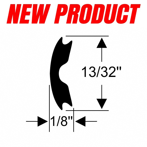 Steele Rubber Products - Marine 13/32" Screw Track Cover Insert ...