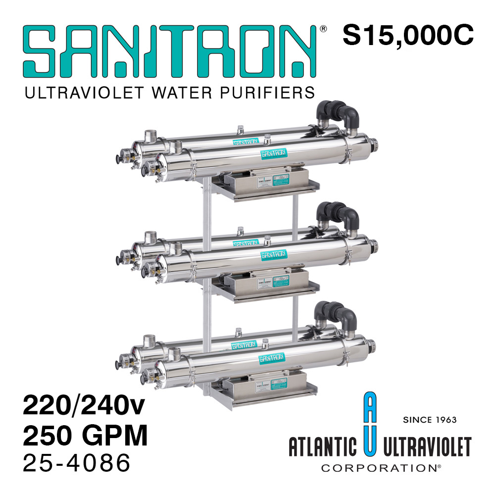Sanitron UV Water Purifiers Multi-Chamber 83-416 GPM - BuyUltraviolet