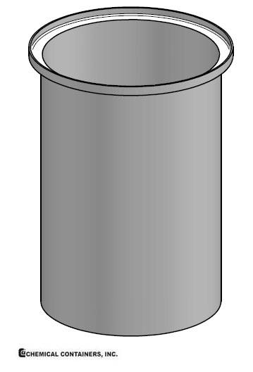 CCI - 100 Gallon Open Top Cylindrical Tank - 28" D x 42" H