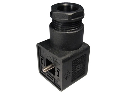 CCI - DIN Solenoid Connector | Strain Relief Style | ISO 4400