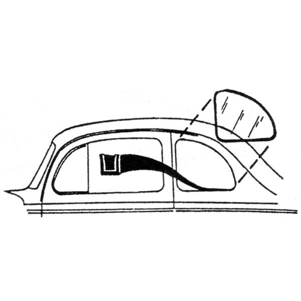 Steele Rubber Products - Quarter Window Weatherstrip | Street Rod ...