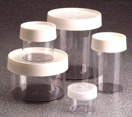 Nalgene Plastic Straight-Sided Jars