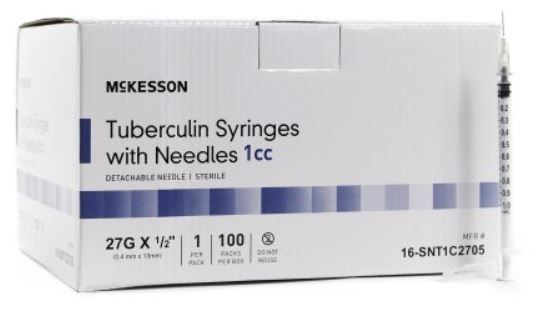 Tuberculin Hypodermic Syringe with Needle - Syringes with Needles ...