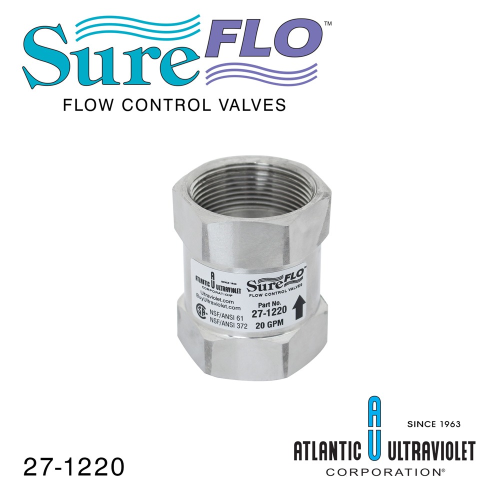 SureFlo™ Flow Control Valves - 27-1220 (NSF Approved) - BuyUltraviolet