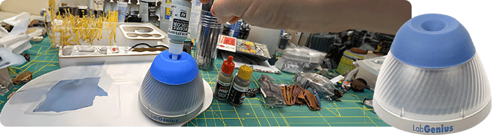 LabGenius MI0101001 Mini Vortex Mixer for Ink and Paint Bottles