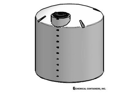 CCI - 2100 Gallon Vertical Polyethylene Storage Tank - 87" D x 89" H
