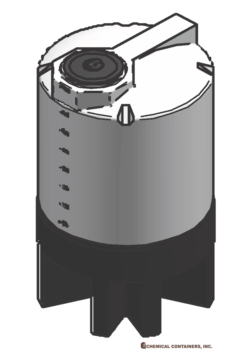 CCI - 500 Gallon Cone Bottom Tank With Stand - 49" D x 87" H