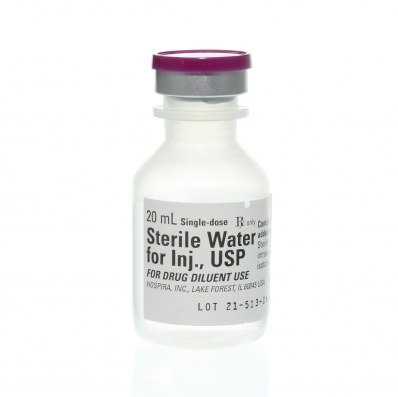 20 mL Vial Of Sterile Water - Injection