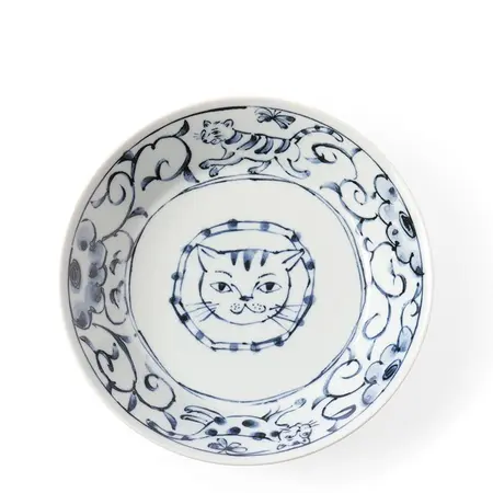 Plate 8" Cat Face