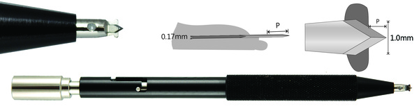 Long Handle Rubenstein Preset LRI Diamond Knife for Astigmatism Management