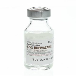 Bupivacaine Injectable 0.75%, 10mL - Preservative Free