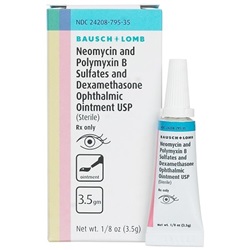 Neomycin Polymyxin B & Dexamethasone - Ophthalmic Antibiotics