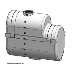 CCI - 200 Gallon Slimline Space Saver Tank - 55" L x 24" W x 46" H